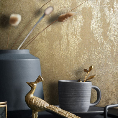 Galerie Urban Textures Metallic Gold Abstract Structure Texture ...
