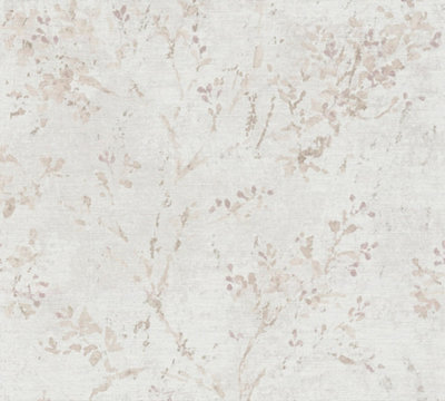 Galerie Welcome Home Cream Rustic Blossom Wallpaper | DIY at B&Q