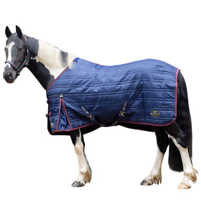 Gallop Trojan Standard-Neck 50g Horse Stable Rug Navy (6 9")