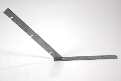 Galvanised Barbed Razor Wire Bracket Font Facing Wall/Fence Security x ...