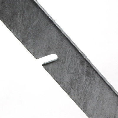 Galvanised Barbed Razor Wire Bracket Font Facing Wall/Fence Security x ...