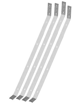 Galvanised Cat Proofing Fence Brackets, Heavy-Duty Overhang Angled ...