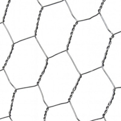 Galvanised Chicken Wire Mesh Fencing 2" X 24" - 50M Roll (Poultry Net ...
