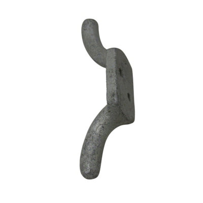 Galvanised Cleat Hooks 3" X2 (Washing Line Blind Cord Tie Back Trailer ...