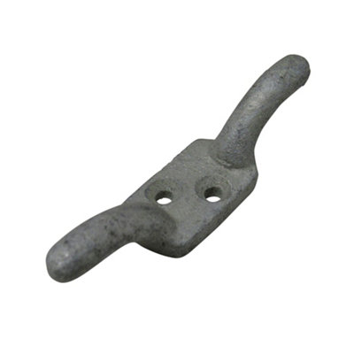 Galvanised Cleat Hooks 3" X2 (Washing Line Blind Cord Tie Back Trailer ...