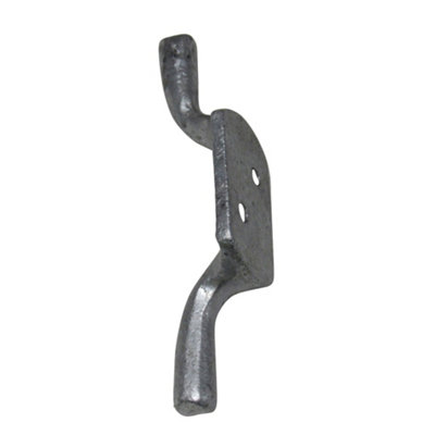 Galvanised Cleat Hooks 4" X2 (Washing Line Blind Cord Tie Back Trailer ...