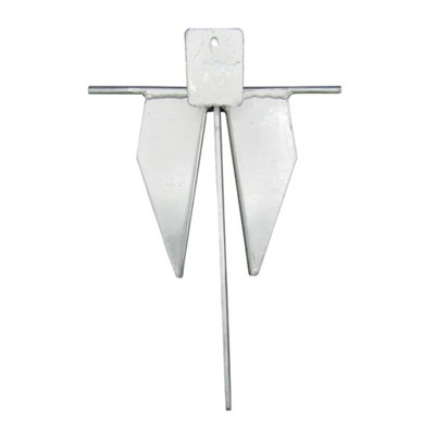 Galvanised Cruising Crown Anchor 4.5KG (Fluke Yacht Boat Sand Mud Secure)