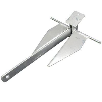 Galvanised Cruising Crown Anchor 4.5KG (Fluke Yacht Boat Sand Mud Secure)