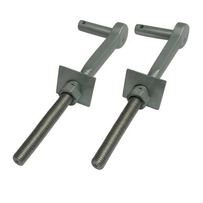 Galvanised Field Gate Hook to Bolts X2 11" (Pair Heavy Duty Fieldgate ...