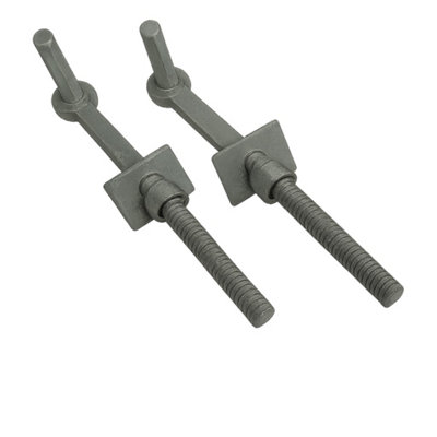 Galvanised Field Gate Hook to Bolts X2 13" (Pair Heavy Duty Fieldgate ...