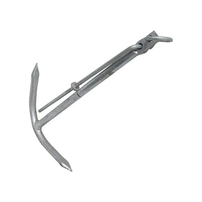 Galvanised Fishermans Palm Anchor 18KG (HDG Boat Two Prong Yacht Tender)