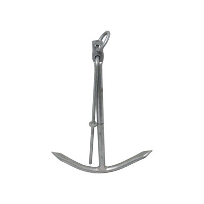 Galvanised Fishermans Palm Anchor 18KG (HDG Boat Two Prong Yacht Tender)