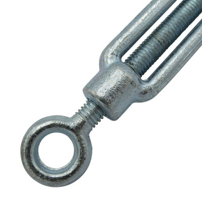 Galvanised Forged Straining Screw Hook Eye M16 X10 (Caravan Turnbuckle ...