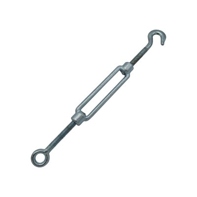 Galvanised Forged Straining Screw Hook Eye M16 X10 (Caravan Turnbuckle ...