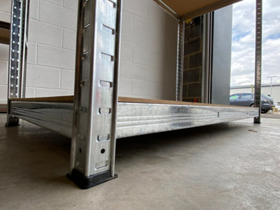 Galvanised Garage Workbench 900h x 1200w x 600d mm 175kg UDL 2 Levels