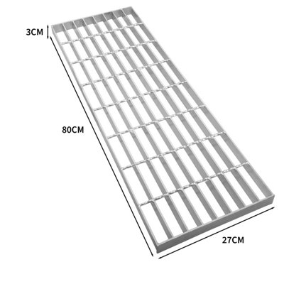 Galvanised Grating Floor Forge Walkway Mesh Panel Grid Drainage 80cm x ...