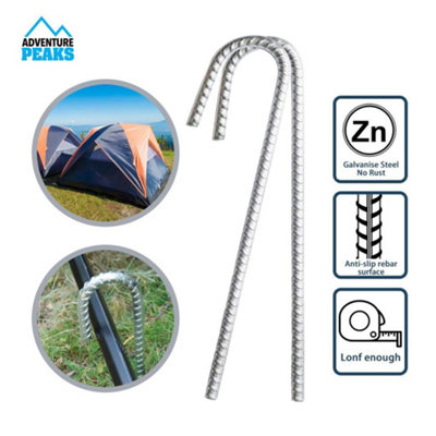 Galvanised Heavy Duty Steel Metal Ground Stakes