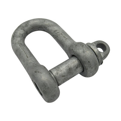 Galvanised Large Dee Shackle With Screw Pin 5 Ton (5000KG D High ...