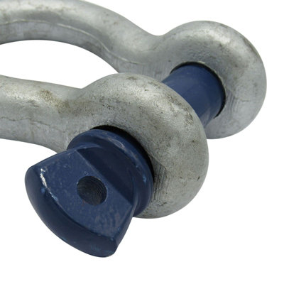 Galvanised Lifting Bow Shackle Screw Pin 12 Ton (12T Towing Rigging ...