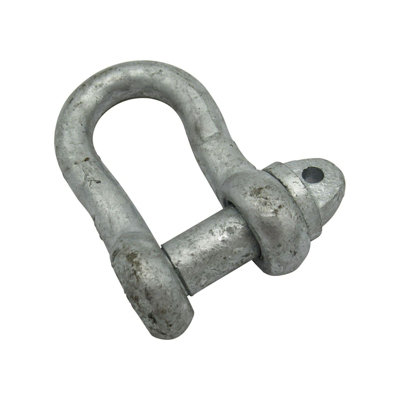 Galvanised Lifting Bow Shackle Screw Pin Small 3 Ton (3T Towing ...