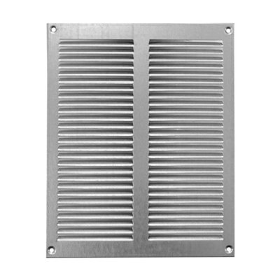 Galvanised Metal Air Vent Grille 200mm X 250mm Diy At B Q