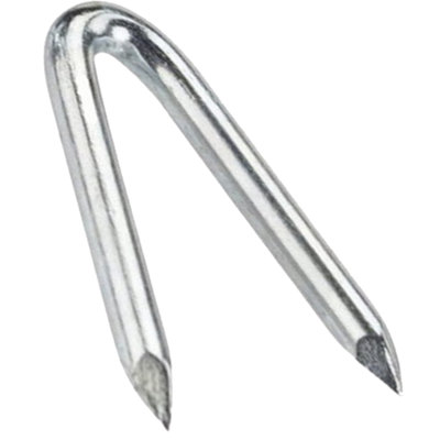 Galvanised Netting Staple U Nails 30mm Pack of: 20 Heavy Duty U Shaped ...