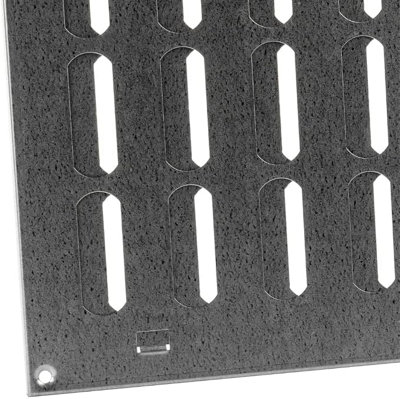 Galvanised Steel Air Vent Grille 400mm x 200mm with Shutter Flat Duct Cover