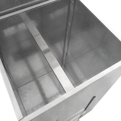 Galvanised Steel Coal Storage Bunker - 150kg