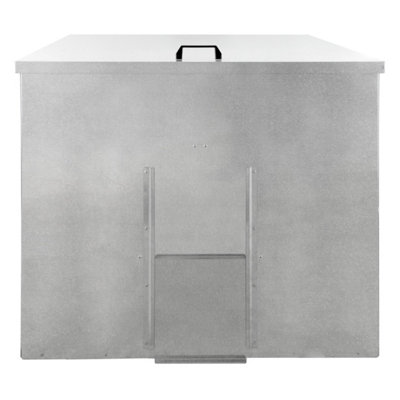 Galvanised Steel Coal Storage Bunker - 500kg