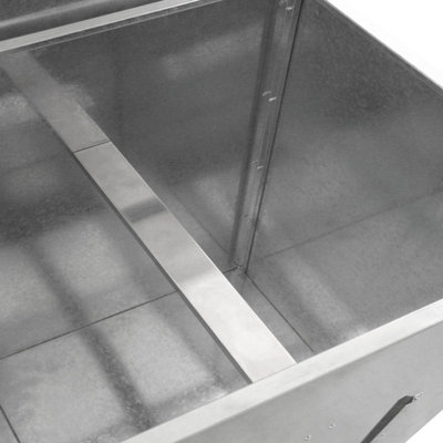 Galvanised Steel Coal Storage Bunker - 500kg