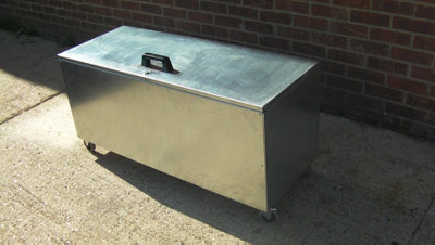 Galvanised steel Wheeled Storage unit