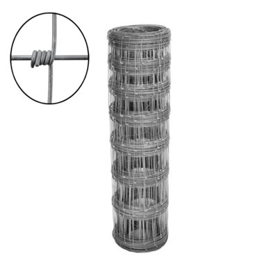Galvanised Stock Fencing Wire 1.2m Height 50m Roll