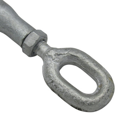 Galvanised Straining Rigging Screw Eye Jaw 10MM (3/8") (Closed Body ...