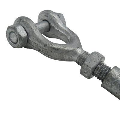 Galvanised Straining Rigging Screw Eye Jaw 10MM (3/8") (Closed Body ...