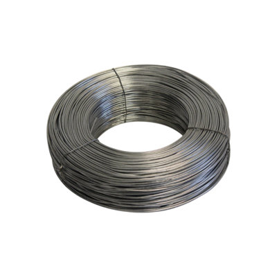 Galvanised Tension Wire 2.5mm x 100m Roll Strong Fence & Garden Support ...