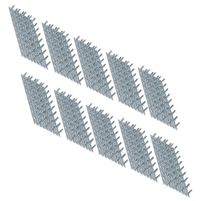 Galvanised Tooth Truss Plate Connector 50mm x 129mm Timber Mending 10PK