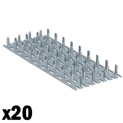 Galvanised Tooth Truss Plate Connector 50mm x 129mm Timber Mending 20PK