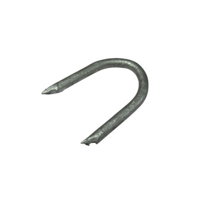 Galvanised U Nails Fencing Staples 2.5" X20 (U-Shaped Wire Fence Wooden ...