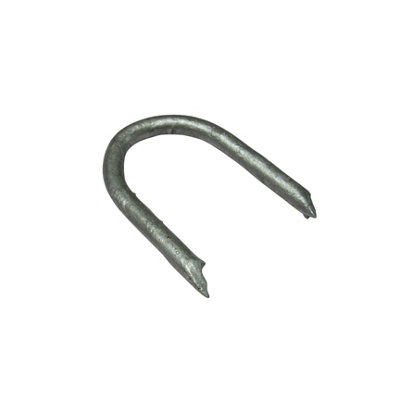 Galvanised U Nails Fencing Staples 6" X20 (U-Shaped Wire Fence Wooden ...