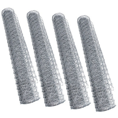 Galvanised Wire Netting Fencing Fence Chicken Mesh Net Cages 20m x 0.6m ...