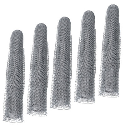 Galvanised Wire Netting Fencing Fence Chicken Mesh Net Cages 25m x 0.6m ...