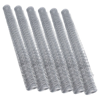 Galvanised Wire Netting Fencing Mesh Garden Fence Rabbit Pet Cages 30 ...