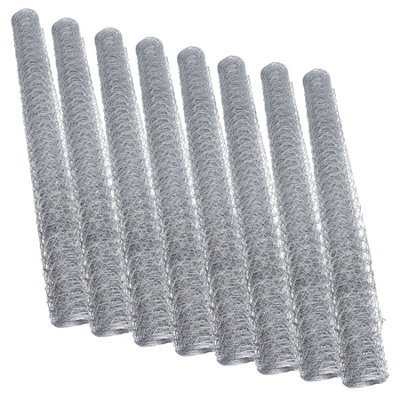 Galvanised Wire Netting Fencing Mesh Garden Fence Rabbit Pet Cages 40 ...