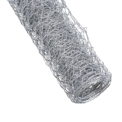 Galvanised Wire Netting Fencing Mesh Garden Fence Rabbit Pet Cages 50 ...