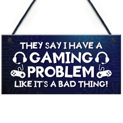 Game Zone Sign Playstation Xbox Player Retro Plaque Bedroom Sign Gift ...