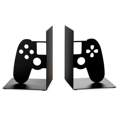 Gaming Controller Bookend Video Game Holder Joypad Upright Book Ends ...