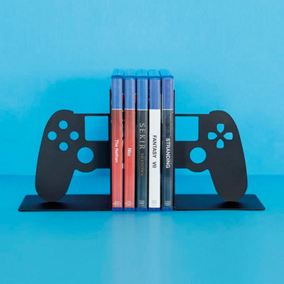 Gaming Controller Bookend Video Game Holder Joypad Upright Book Ends ...