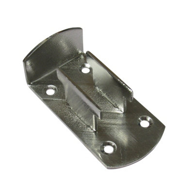 Garage Door Drop Bolt 18" (Stainless Steel Floor Ground Stable Catch)