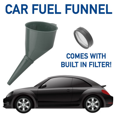 Garage fuel funnel with filter for oil,water petrol,diesel & ad-blue in ...