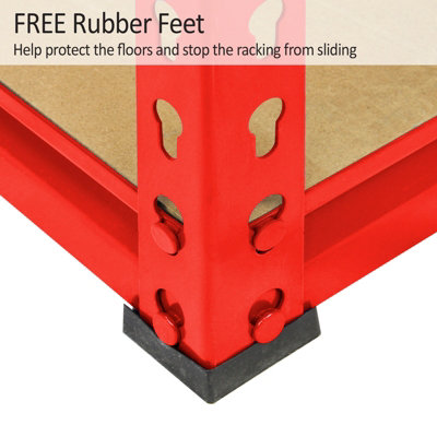 Garage Racking Shelving Storage Unit 360kg Capacity Per Shelf 5 Tier ...